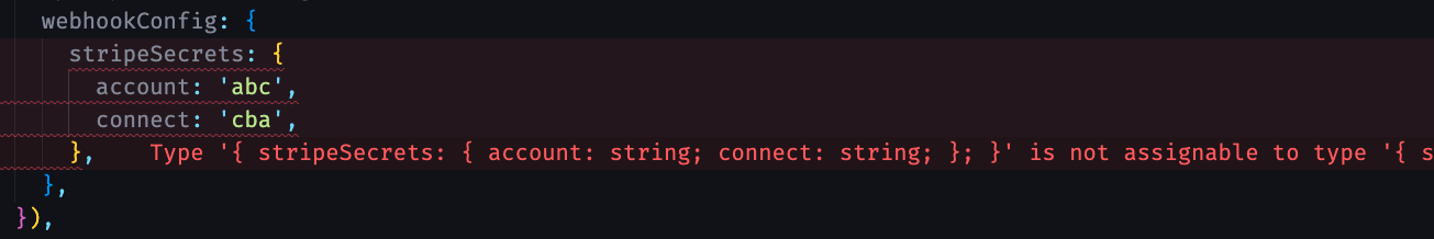 TypeScript Error on webhookConfig stripeSecrets · Issue #554 · golevelup/nestjs · GitHub