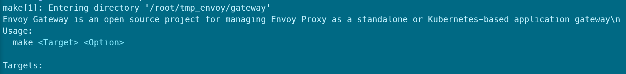 Invalid escape character in command line help document · Issue #742 · envoyproxy/gateway · GitHub