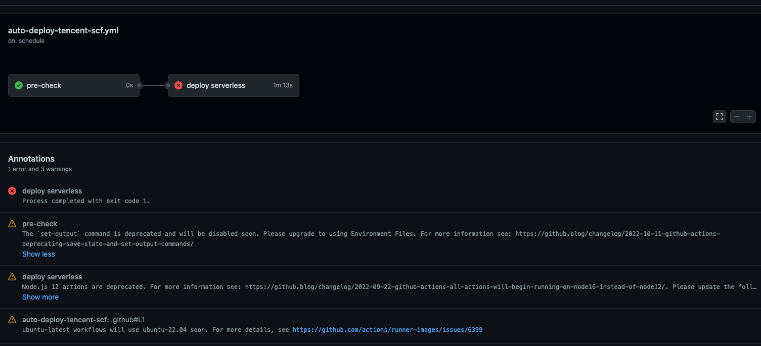 【其他】云函数同步失败 · Issue #360 · RayWangQvQ/BiliBiliToolPro · GitHub