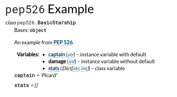 Support Instance Variables Without Defaults · Issue 7051 · Sphinx Docsphinx · Github