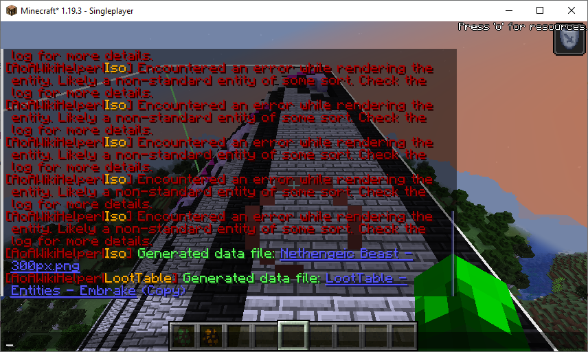 Iso command spams errors in console when printing iso for Nethengic ...