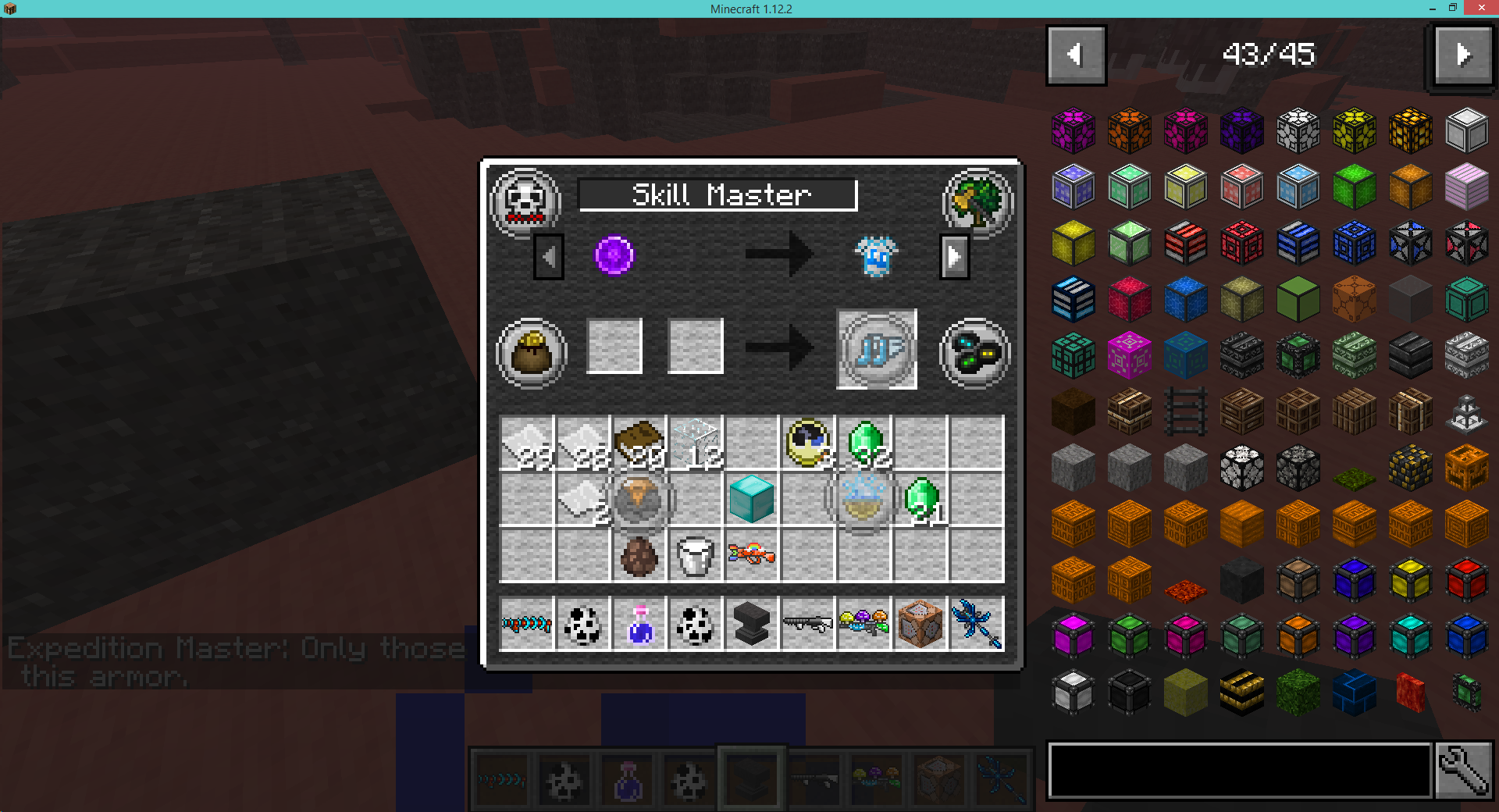 Robbery icon and Hermetism icon are still present in the Skill Master ...