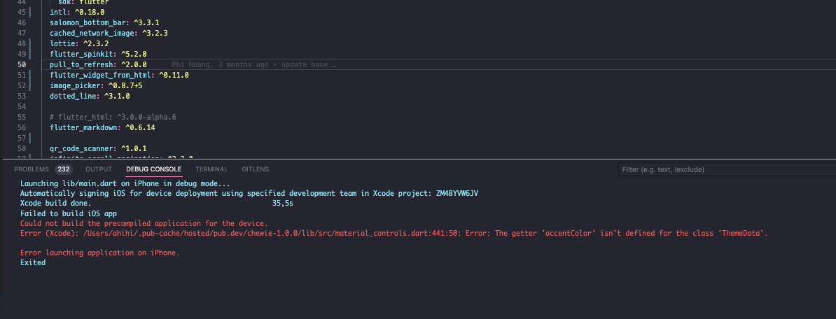 Chewie Version 1 0 0 On Flutter 3 10 0 · Issue 900 · Daohoangson Flutter Widget From Html · Github