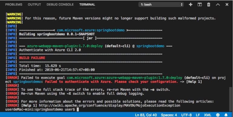 Publish To Azure Via Mvn Azure Functionsdeploy Doesnt Support Service Principal · Issue 125