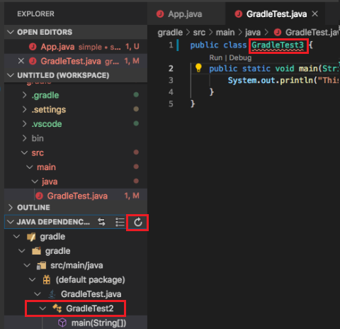 The Refresh button doesn't work · Issue #191 · microsoft/vscode-java-dependency · GitHub