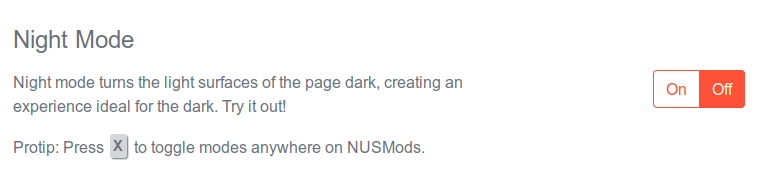 Add support for detecting and matching OS dark mode · Issue #1289 · nusmodifications/nusmods ...