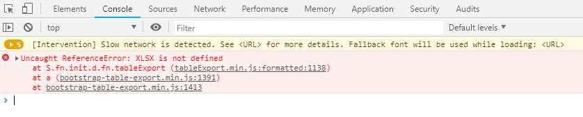 Export Options Xlsx No Working · Issue 5631 · Wenzhixin Bootstrap Table · Github