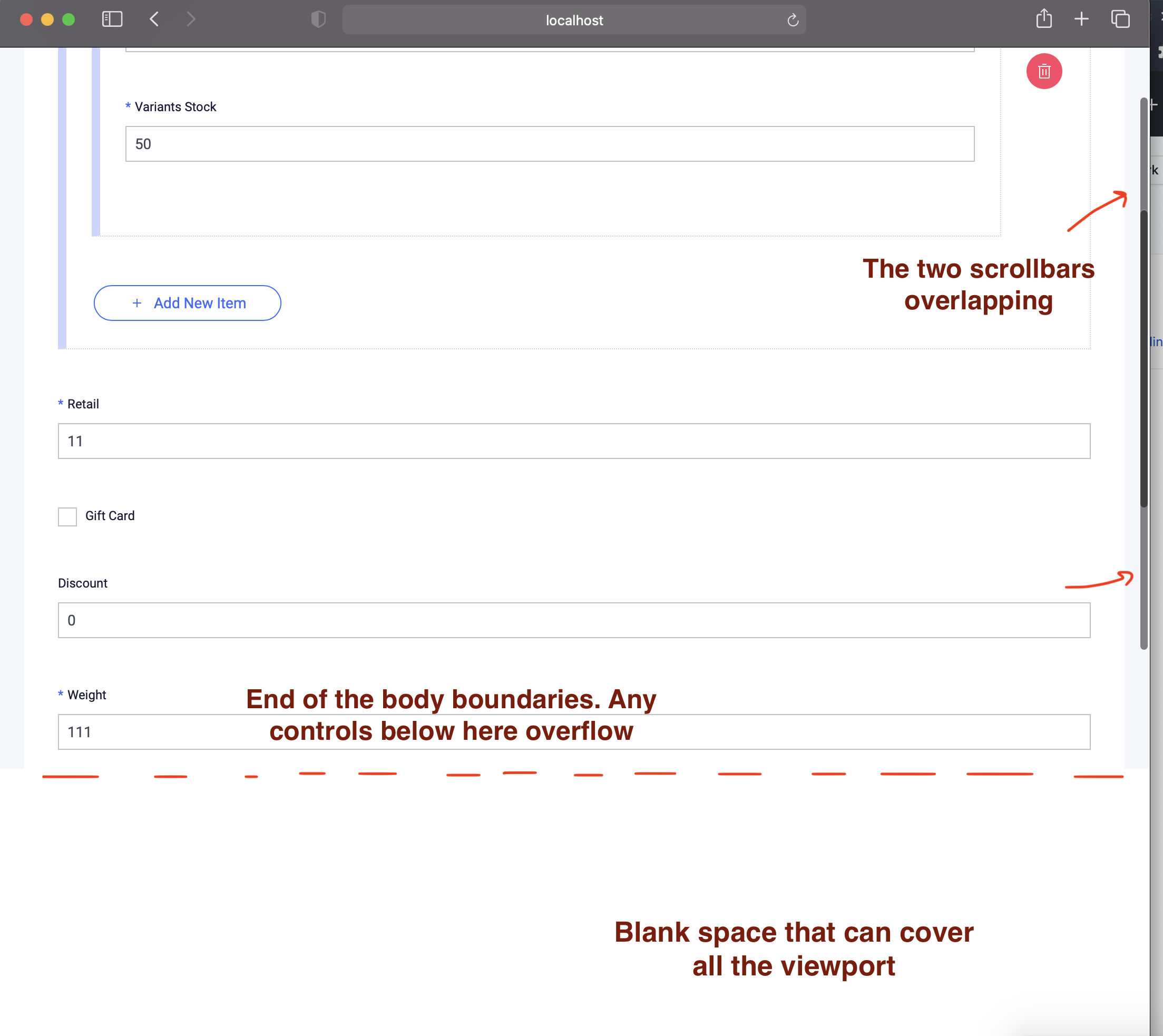 Double scroll on chromium browsers · Issue #773 · SoftwareBrothers/adminjs · GitHub
