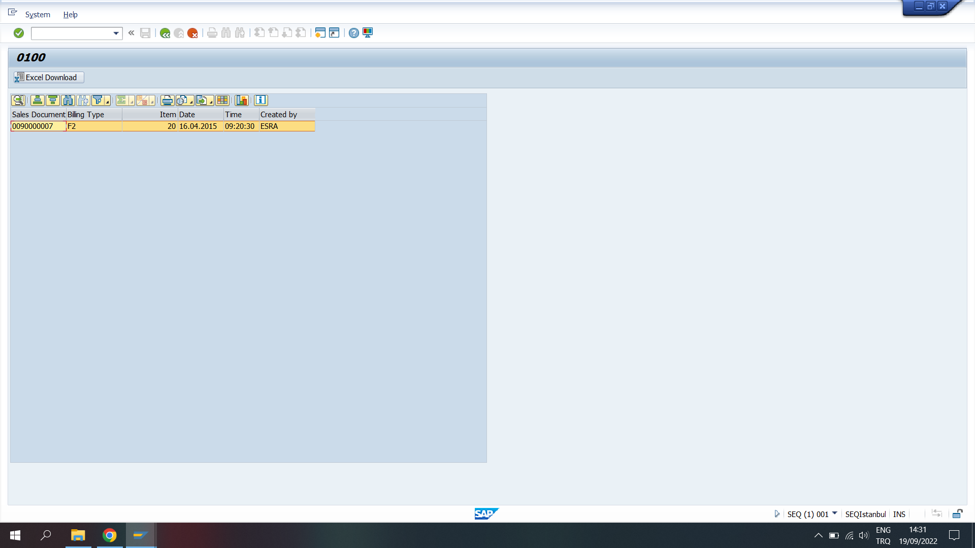 GitHub - esracalbaz/AbapExcelDownload: ABAP Excel Download