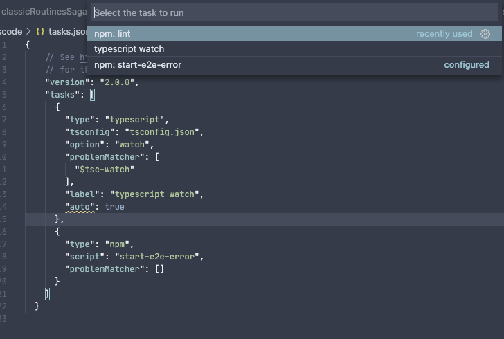 Task to lint the whole workspace does not show up · Issue #1133 · microsoft/vscode-eslint · GitHub