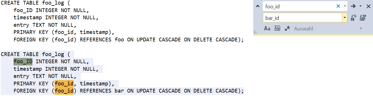 Option to find&replace in selection · Issue #1618 · sqlitebrowser/sqlitebrowser · GitHub