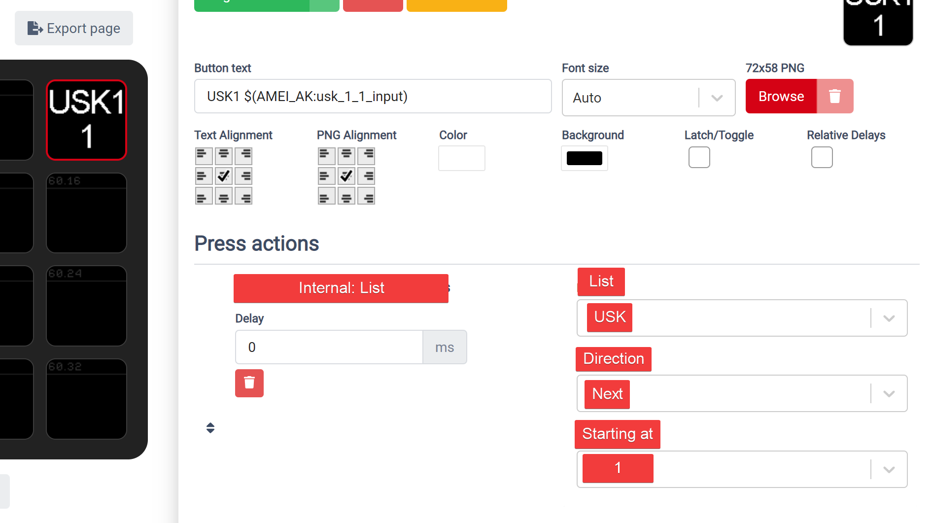 Cycle button: list of action or grouped actions · Issue #2286 · bitfocus/companion · GitHub