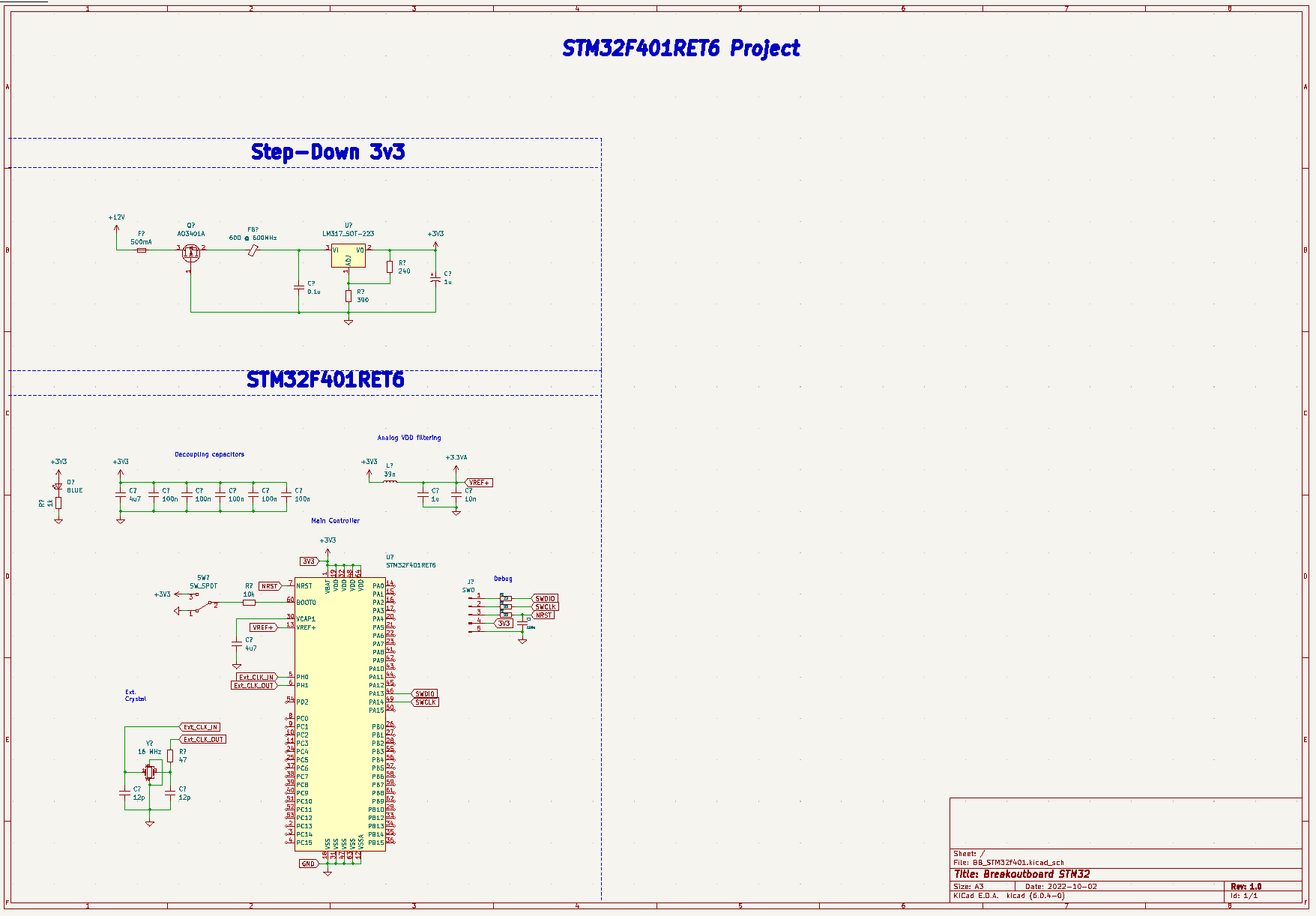 GitHub - PedroFabriz2/STM32F401_Breakoutboard: Start project if you want to use stm32f4 chip in ...