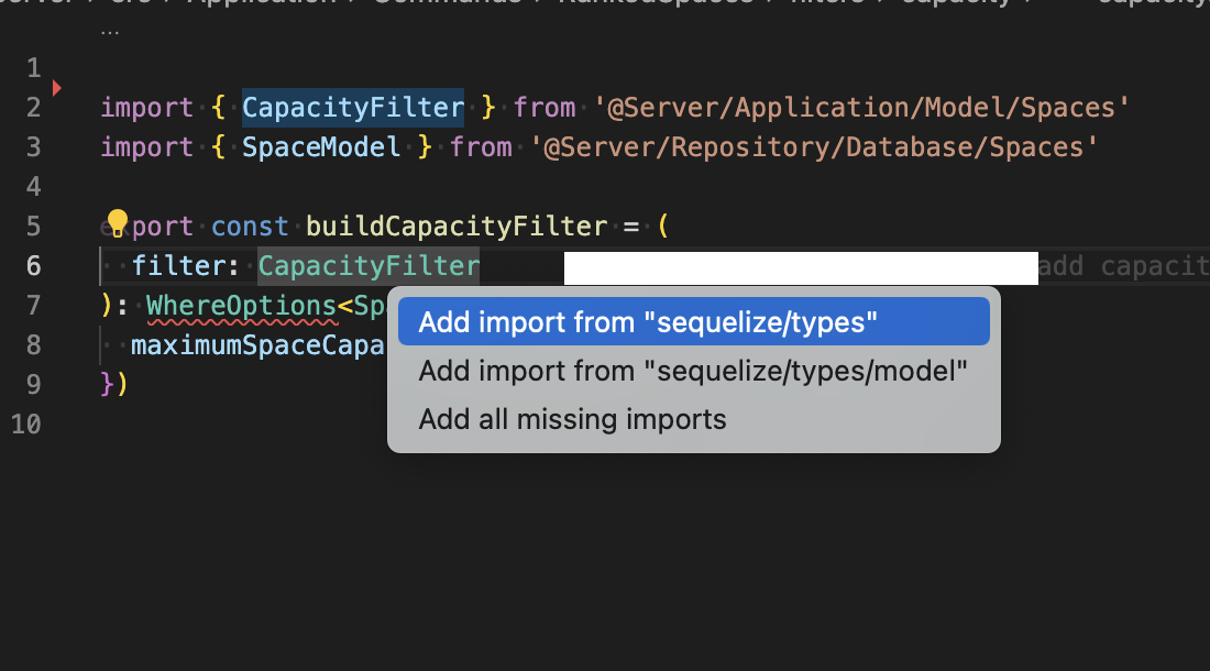Wrong import suggested by Visual Studio Code when using TypeScript · Issue #14897 · sequelize ...