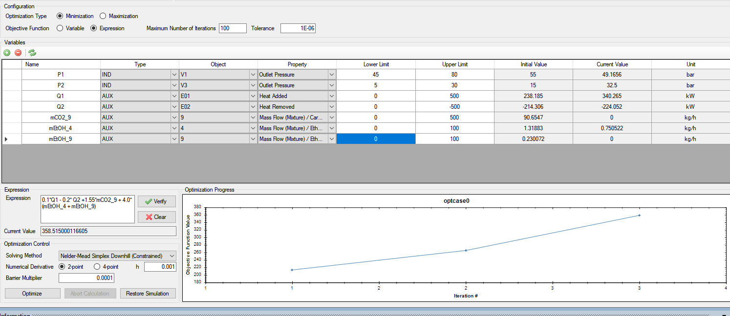 Multivariable Optimization and Sensitivity Analysis cannot use Spreadsheet variables[Bug ...