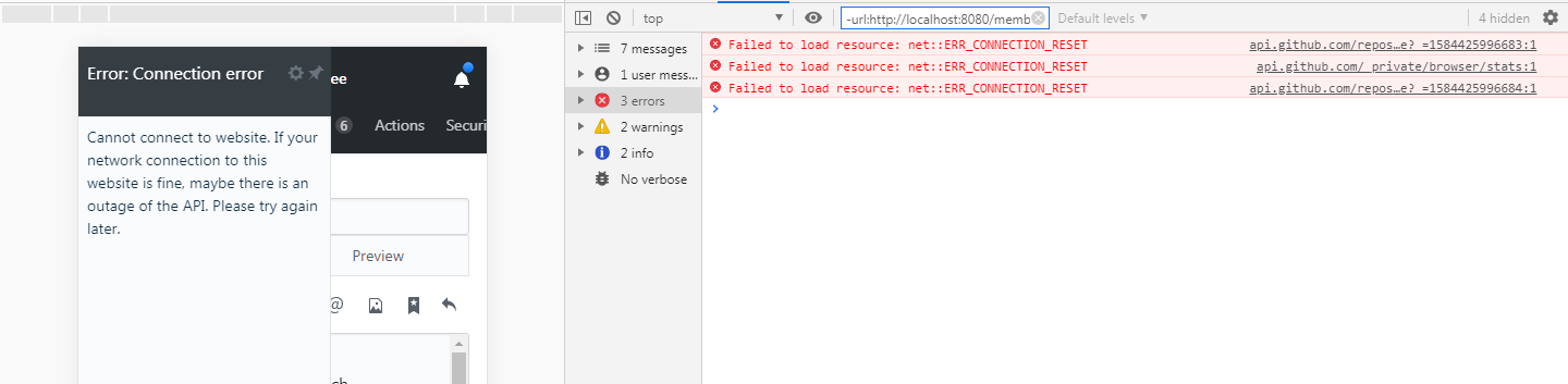 Connection error · Issue #538 · ovity/octotree · GitHub