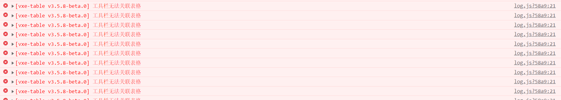 [vxe-table v3.5.8-beta.0] 工具栏无法关联表格 · Issue #1887 · x-extends/vxe-table · GitHub