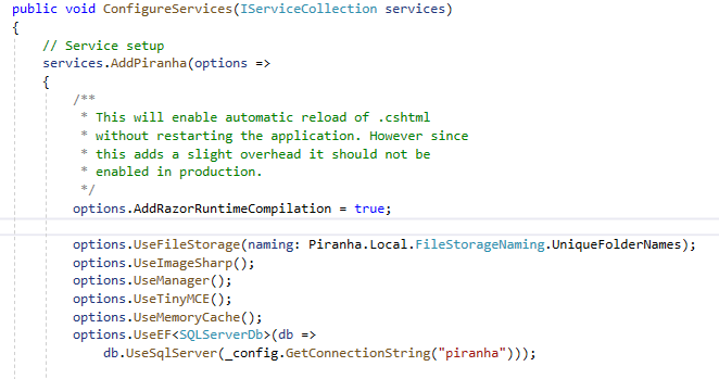 Can't access the manager · Issue #1609 · PiranhaCMS/piranha.core · GitHub