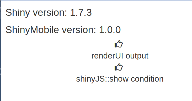 With Shiny172 Renderui And Shinyjsshow Are Not Working · Issue 234 · Rinterface