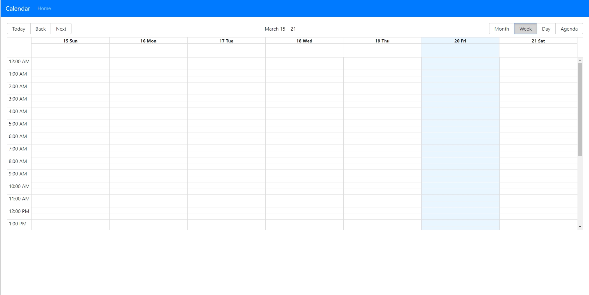 GitHub - ivanradunkovic/React-Calendar: Calendar built with React
