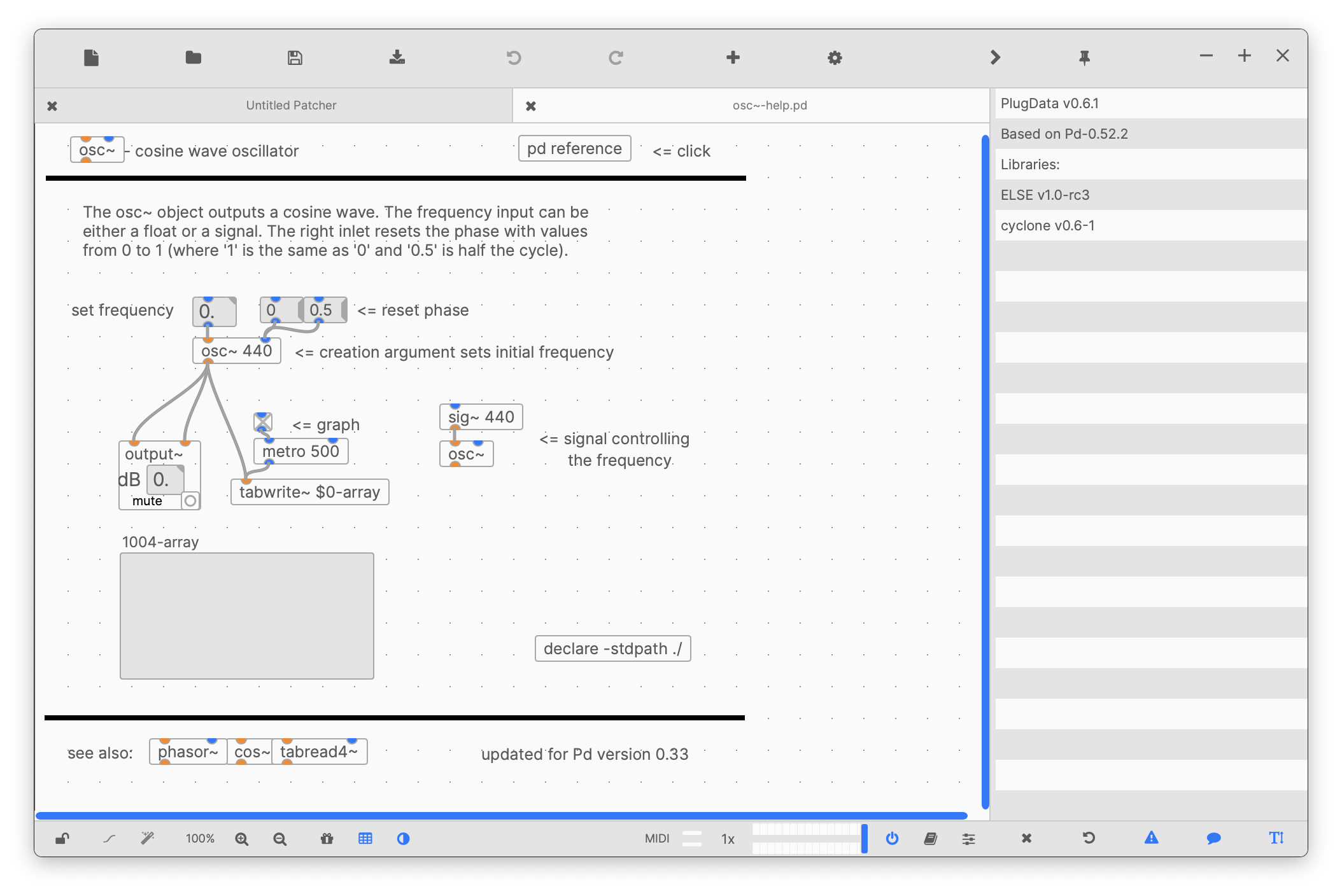 Arrays no longer visible in 0.61 · Issue #187 · plugdata-team/plugdata · GitHub