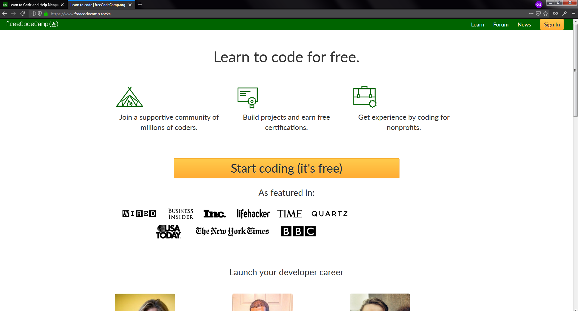 Missing favicon · Issue #35878 · freeCodeCamp/freeCodeCamp · GitHub