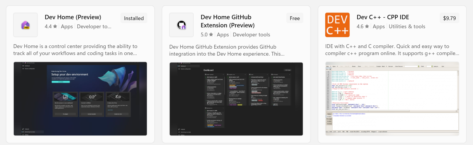 Dev Home and GitHub extension icons rendering as too small within Microsoft Store · Issue #1019 ...