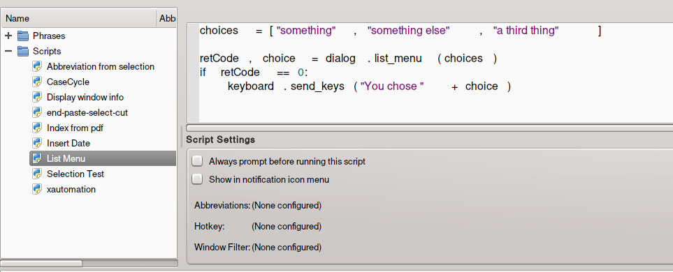 Autokey Qt Editing Panel Problems · Issue 435 · Autokey Autokey · Github