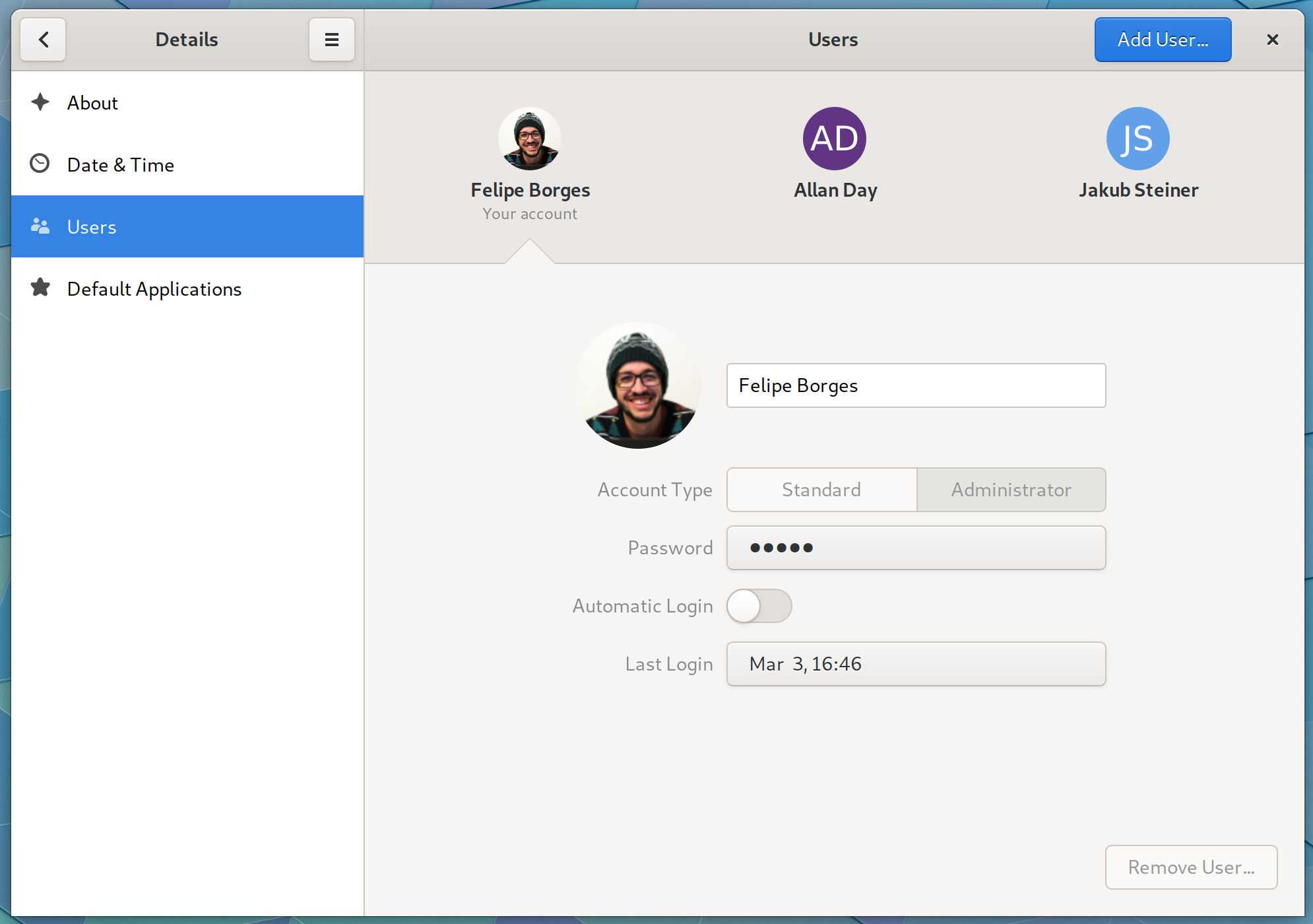 Users: Provide users with simple and powerful account settings · Issue #79 · helloSystem ...