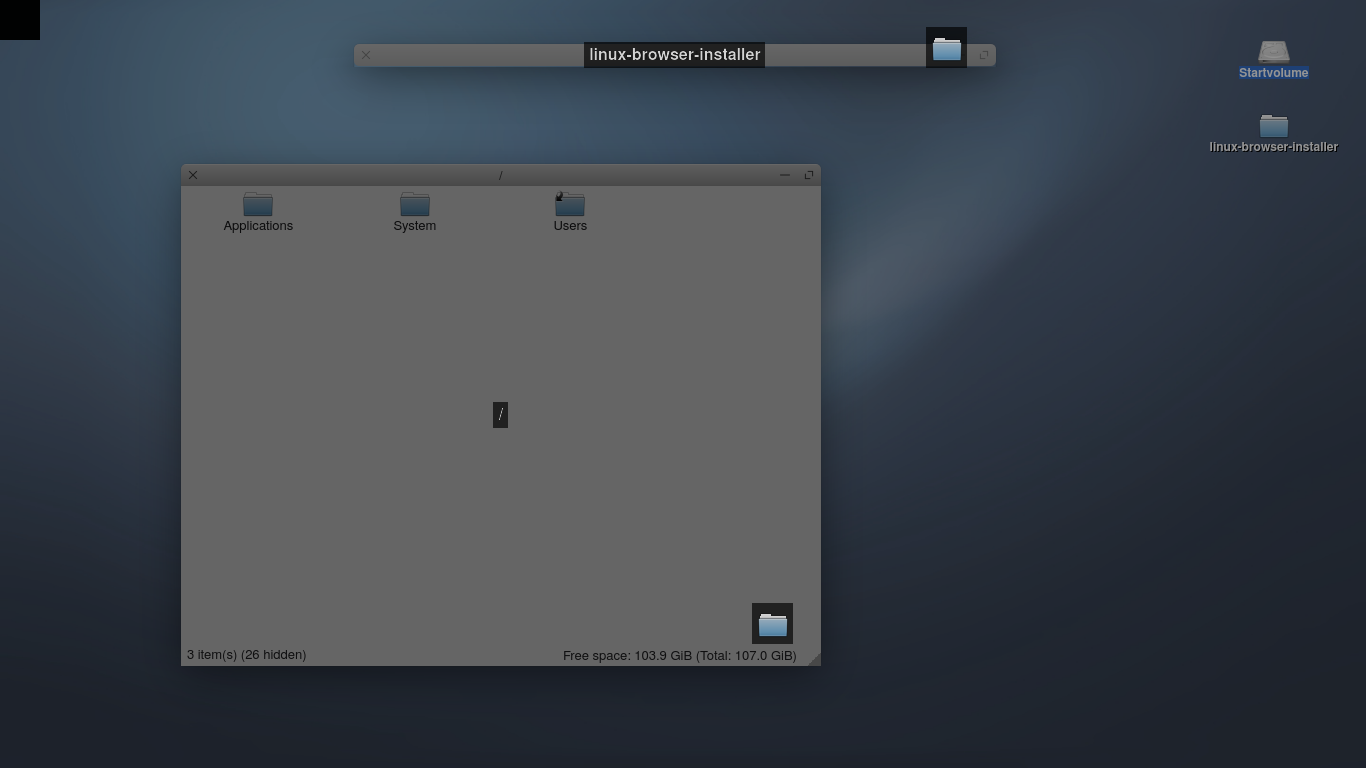 When the window is in Shade mode, the complete window is not displayed in "Mission control ...