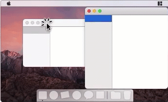 Display a rounded corner when the window is moved to the edge of the ...