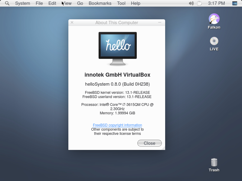 The memory capacity of "About Computer" shows too many decimal places. · Issue #127 ...