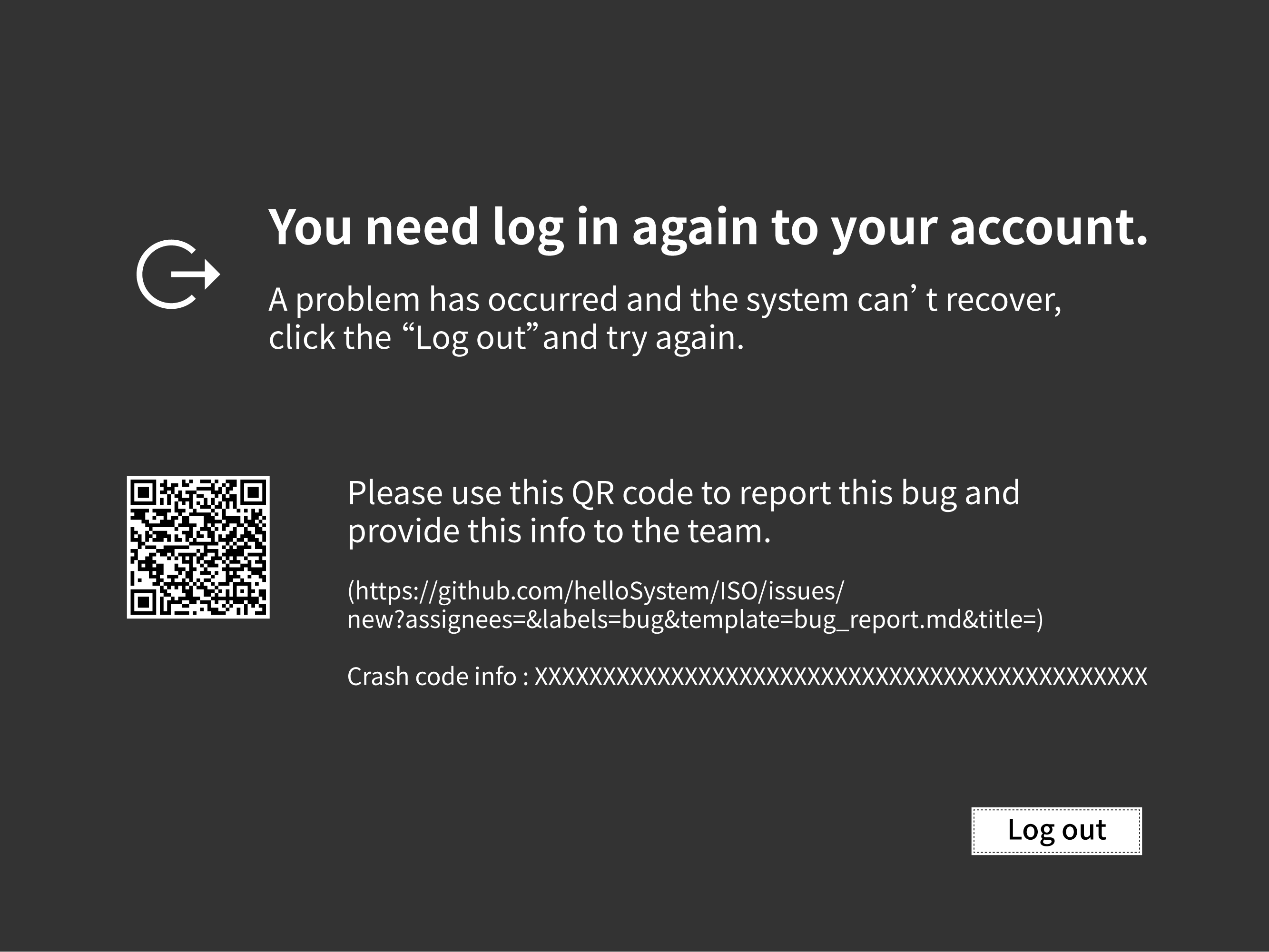 Add Crash screen · Issue #418 · helloSystem/hello · GitHub