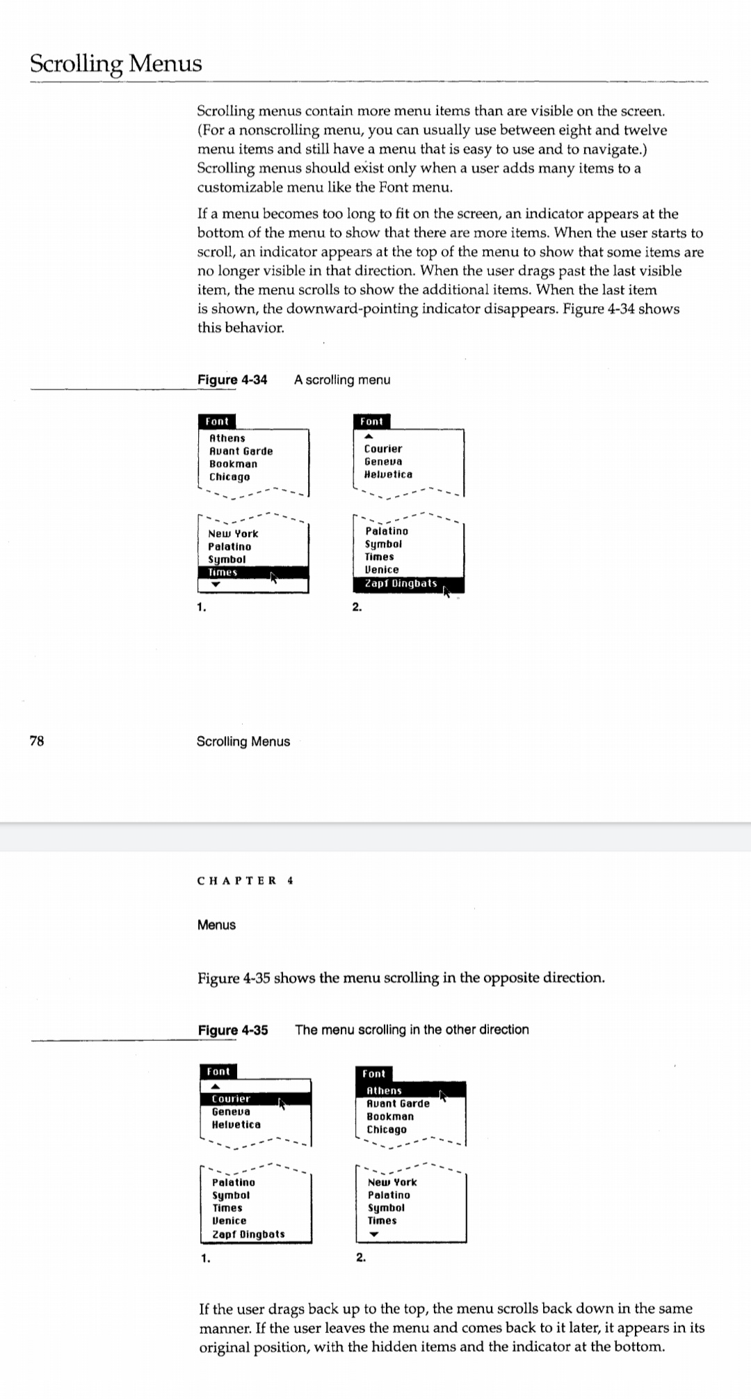 Implement the Macintosh human interface guidelines pdf 103/418 Scrolling Menus · Issue #141 ...