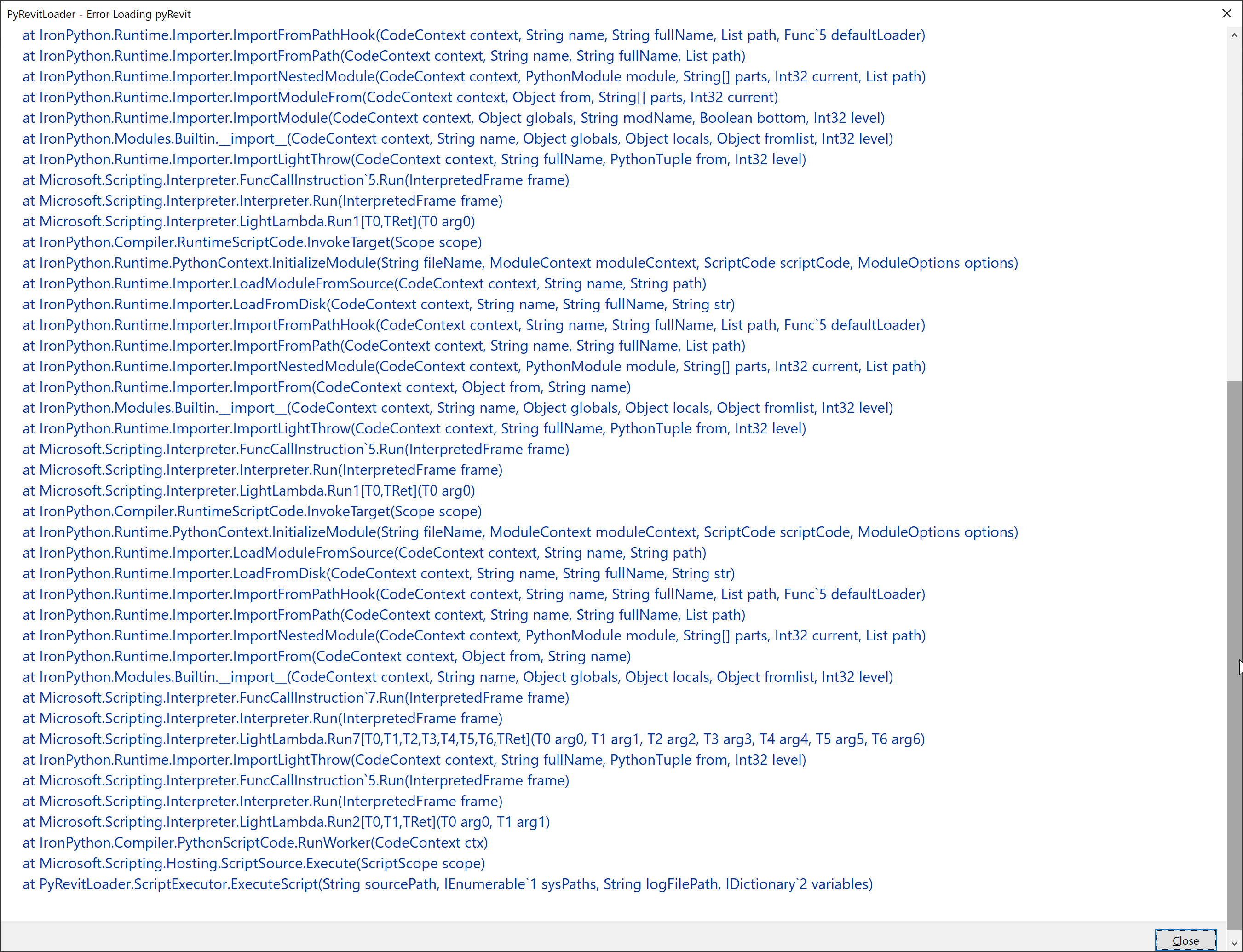 PyRevit it doesn’t load correctly after installing · Issue #1285 · pyrevitlabs/pyRevit · GitHub