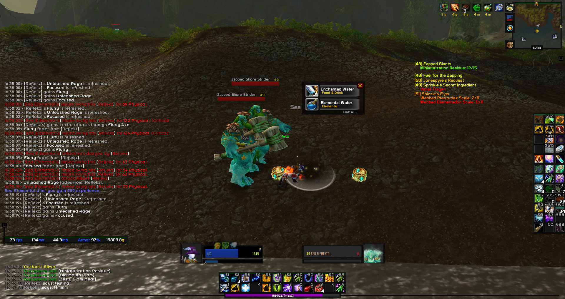 [Quest/NPC] Zapped Giants / Deep,Wave,Shore Strider · Issue #1074 ...