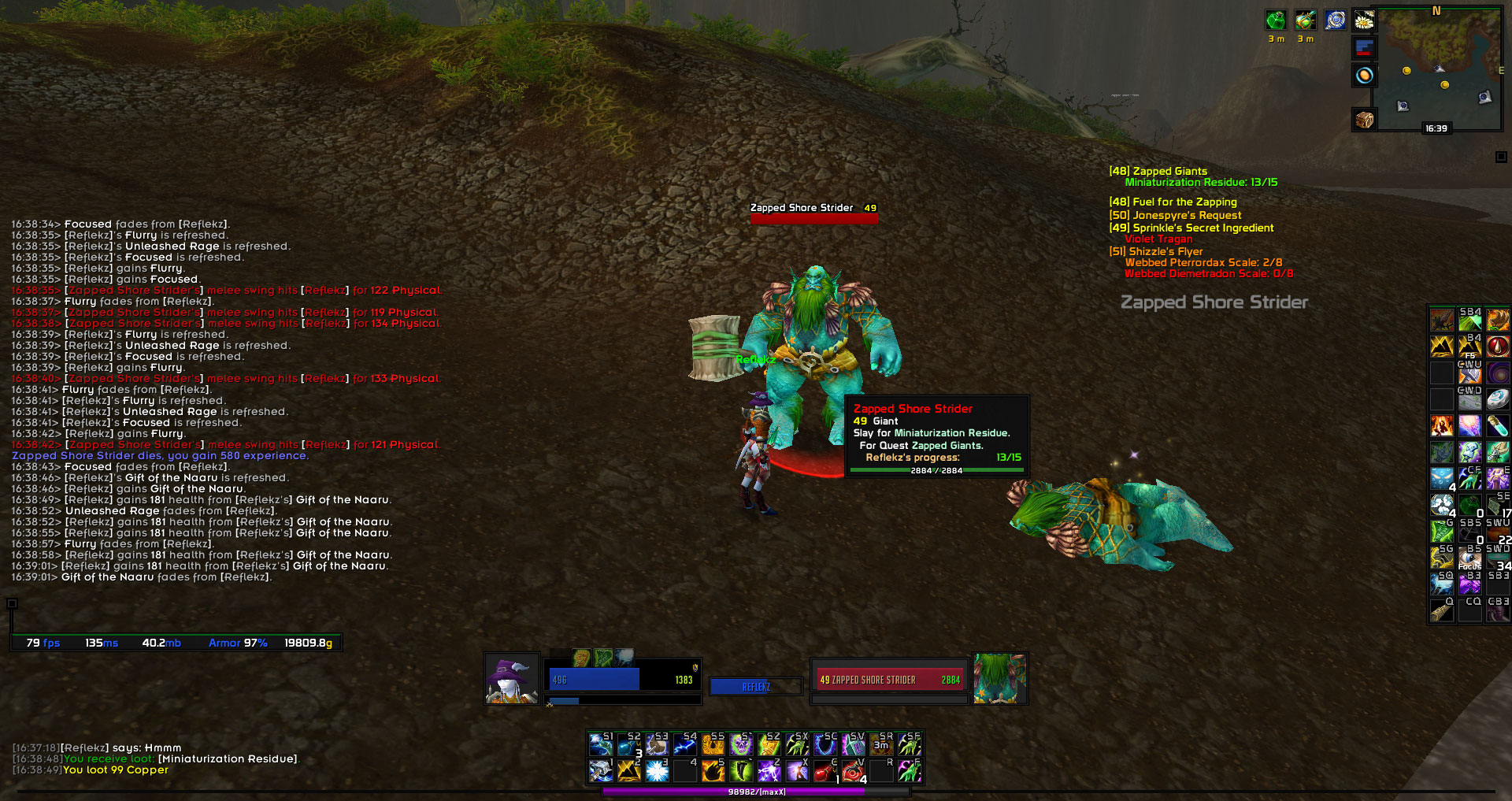 [Quest/NPC] Zapped Giants / Deep,Wave,Shore Strider · Issue #1074 ...
