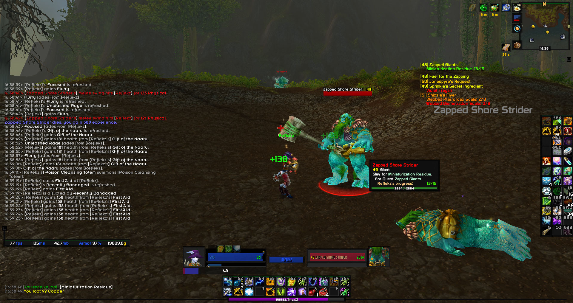 [Quest/NPC] Zapped Giants / Deep,Wave,Shore Strider · Issue #1074 ...