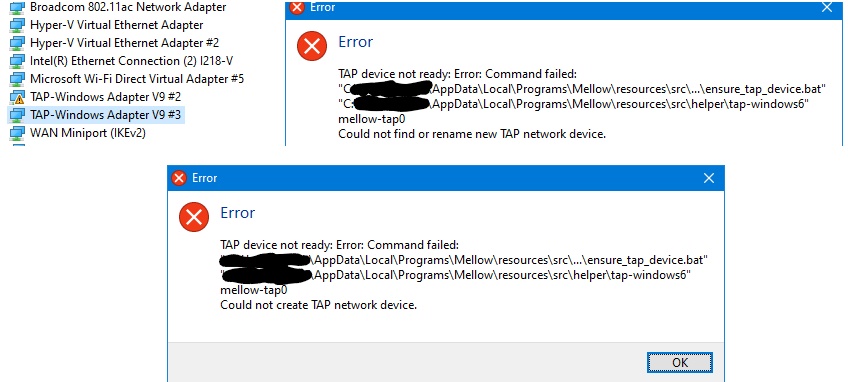 TAP device not ready. Could not create TAP network device · Issue #207 ...