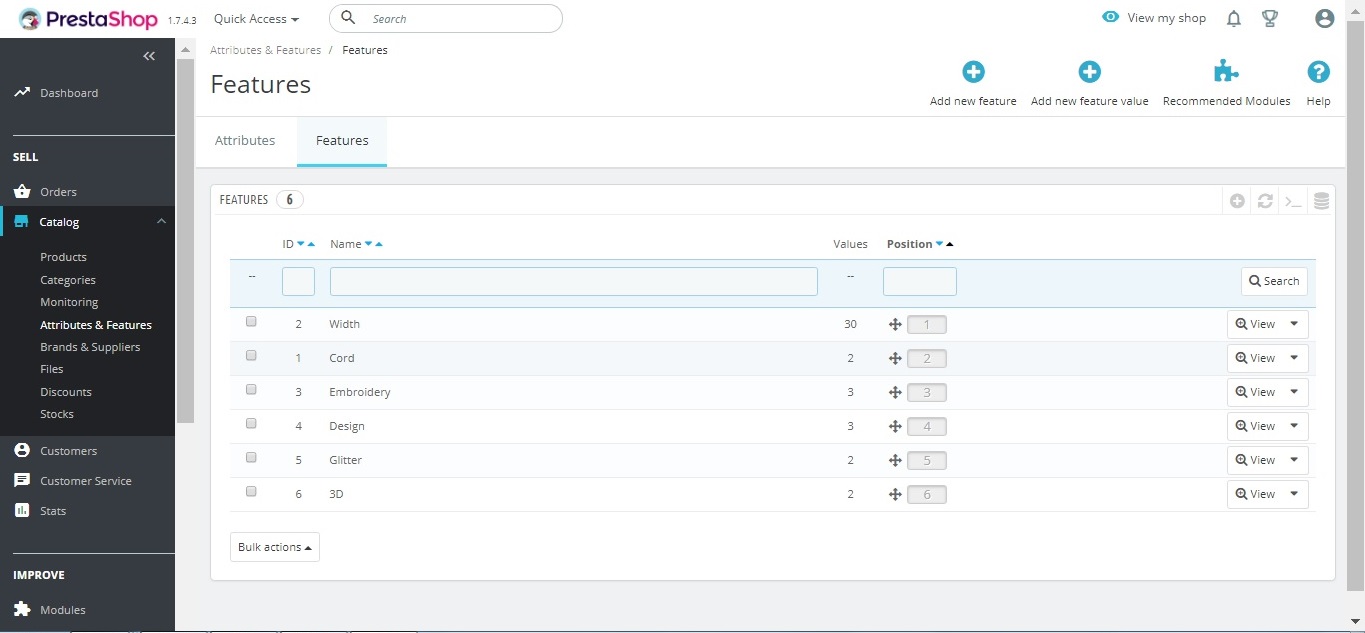 Faceted search filter by the attribute doesn't works · Issue #11609 · PrestaShop/PrestaShop · GitHub