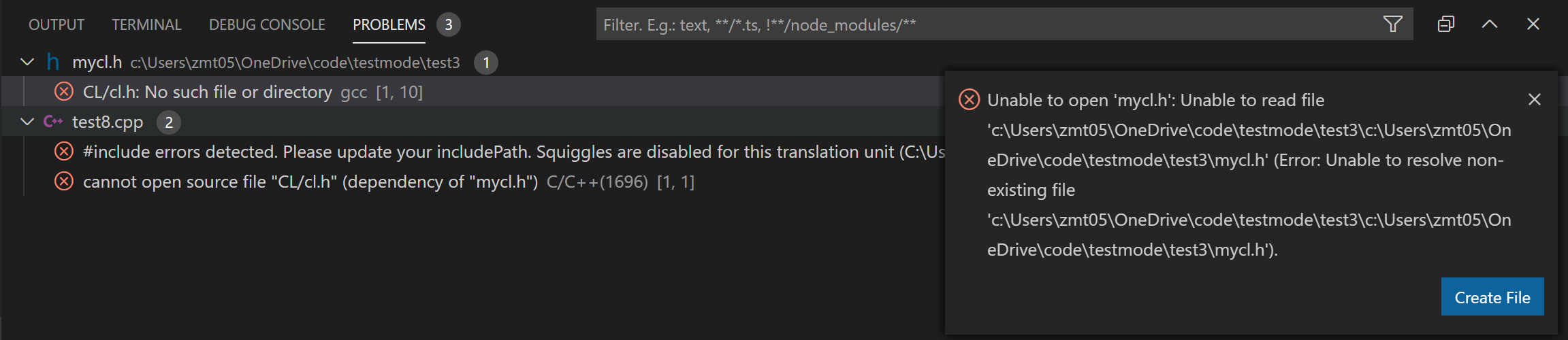 Unable to read file when click problems · Issue #4975 · microsoft ...