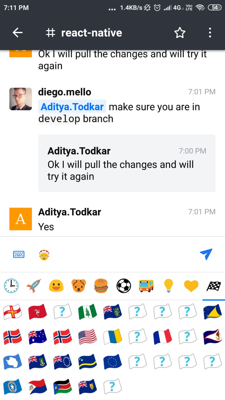 Some emojis are not rendering properly · Issue #682 · RocketChat/Rocket.Chat.ReactNative · GitHub