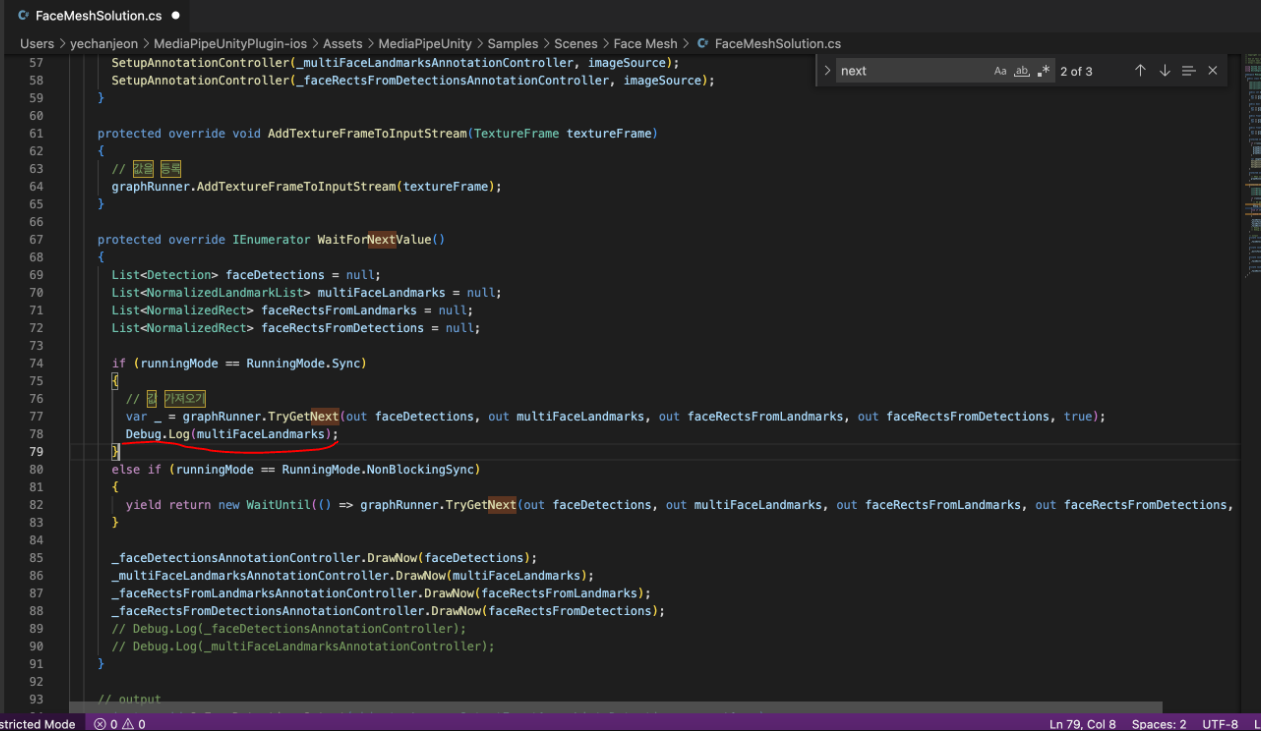 How can I access the face landmark raw data? · Issue #619 · homuler/MediaPipeUnityPlugin · GitHub