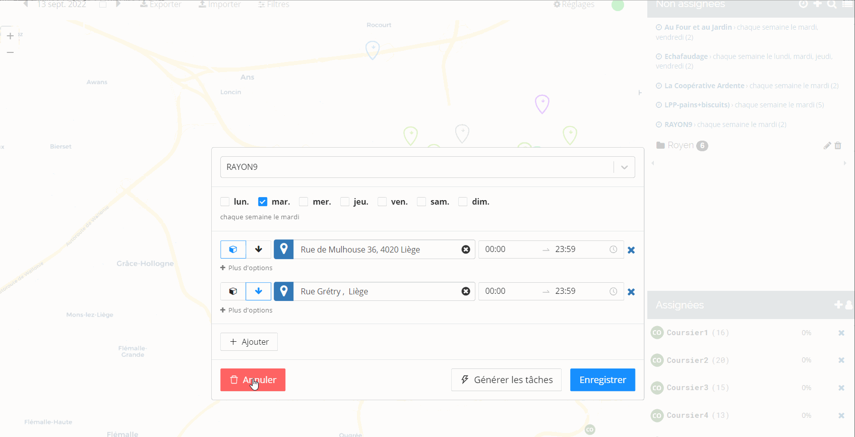 In order to saving precious time As a dispactch I want a request confirmation before deleting a ...