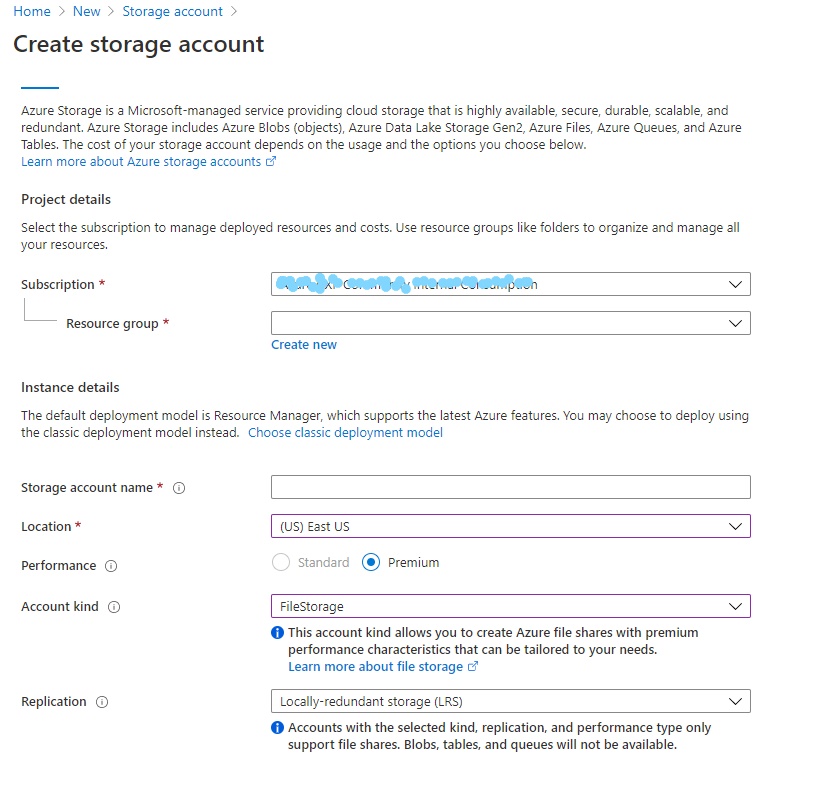 CONFUSION BETWEEN FILESTORAGE ACCOUNT AND FILESTORAGE SERVICE · Issue #58946 · MicrosoftDocs ...
