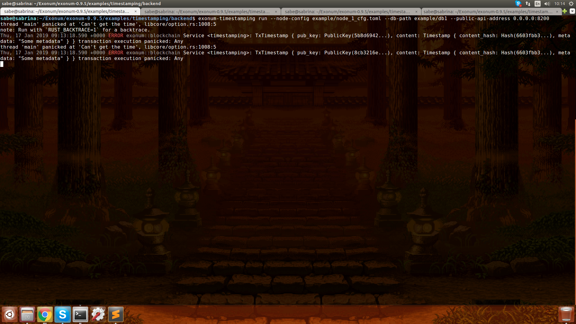 Timestamping Demo · Issue #1227 · exonum/exonum · GitHub