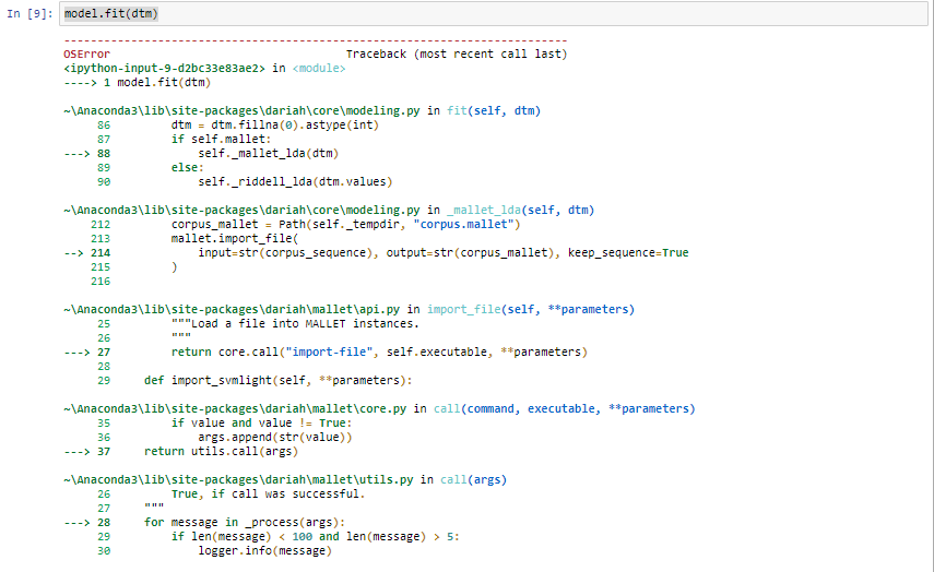 OSError: [WinError 193] %1 ist keine zulässige Win32-Anwendung · Issue #80 · DARIAH-DE/Topics ...