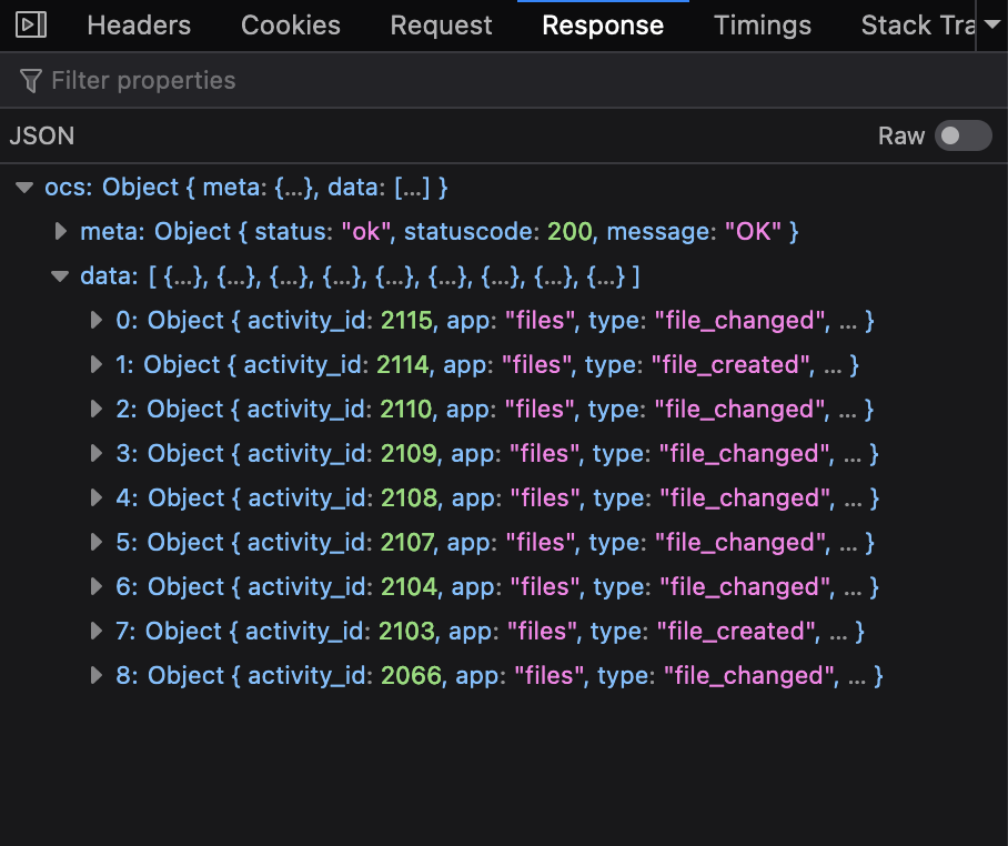 [Bug]: Dashboard "Recent Activity" list fails to load. Throws "Error: Request failed with status ...