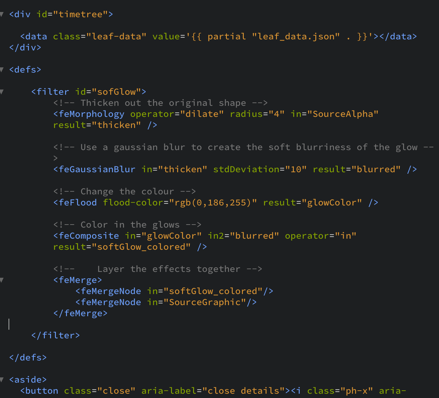 adjust leaf glow colors and sizing · Issue #105 · Princeton-CDH/lenape ...