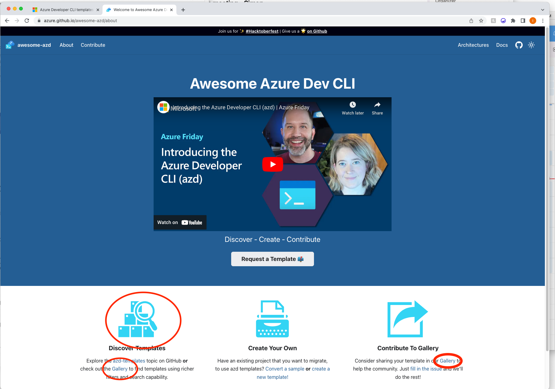 Broken links on /about · Issue #58 · Azure/awesome-azd · GitHub